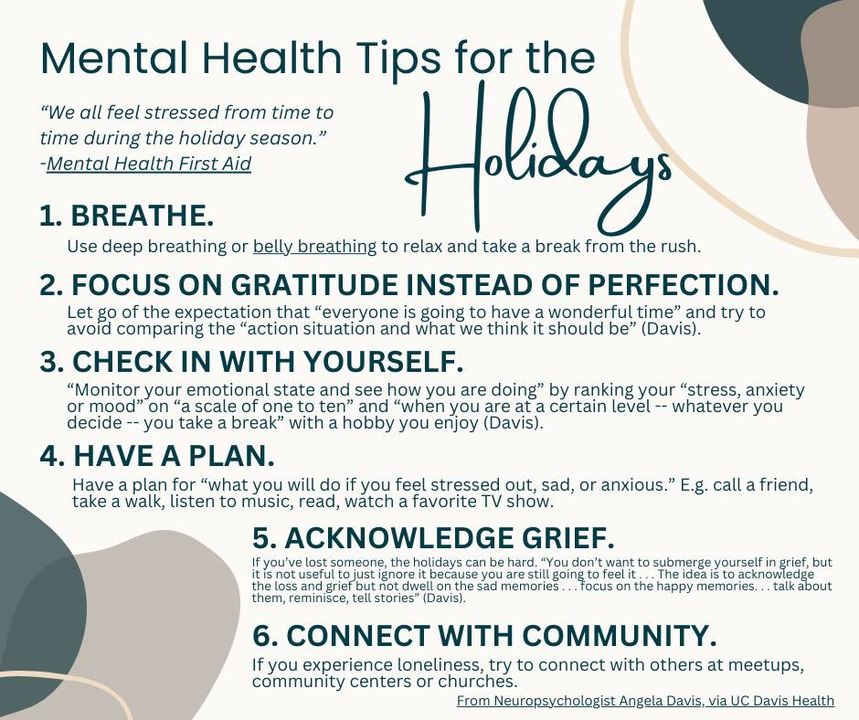 Holidays can be wonderful (and hard). Check out these mental health ...